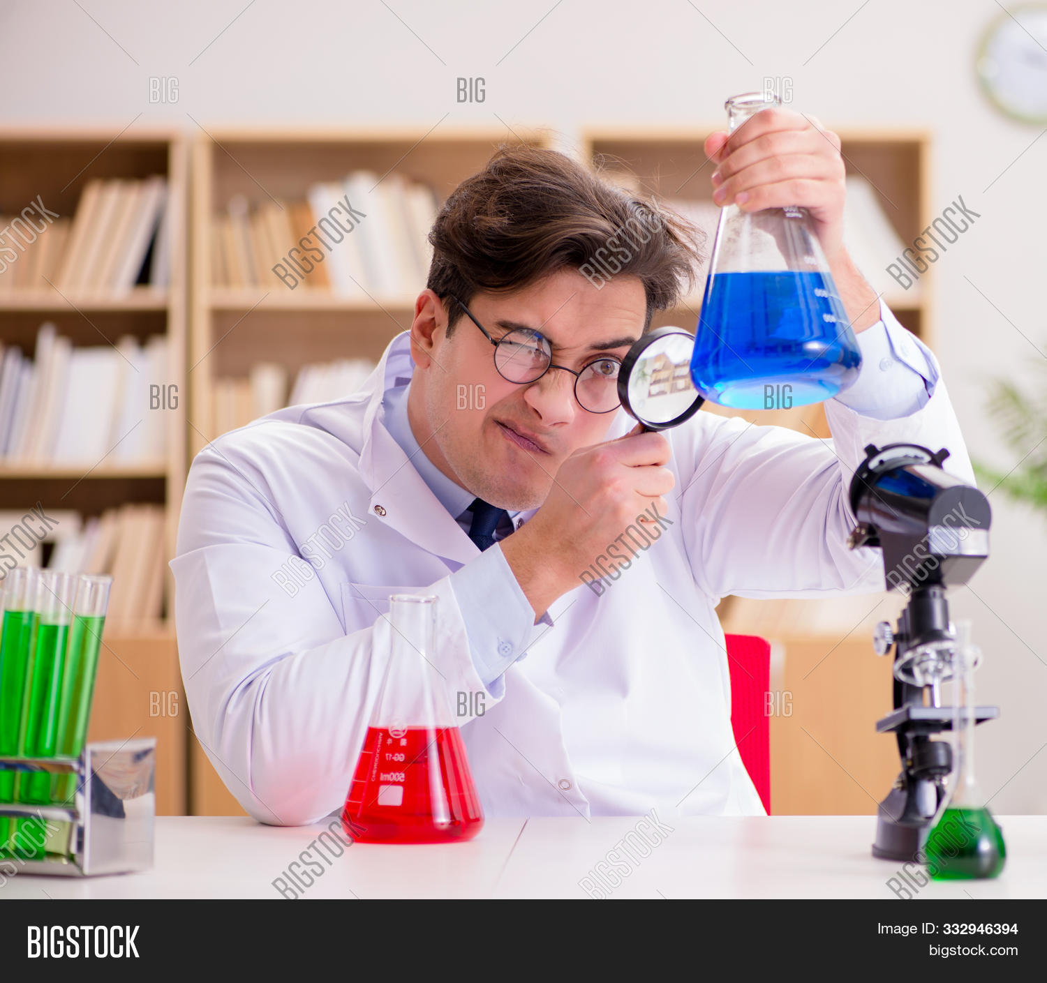 Mad Crazy Scientist Image & Photo (Free Trial) | Bigstock