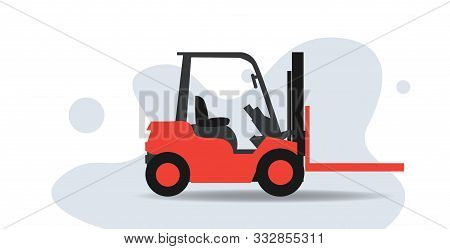 Cartoon Forklift Vector & Photo (Free Trial) | Bigstock
