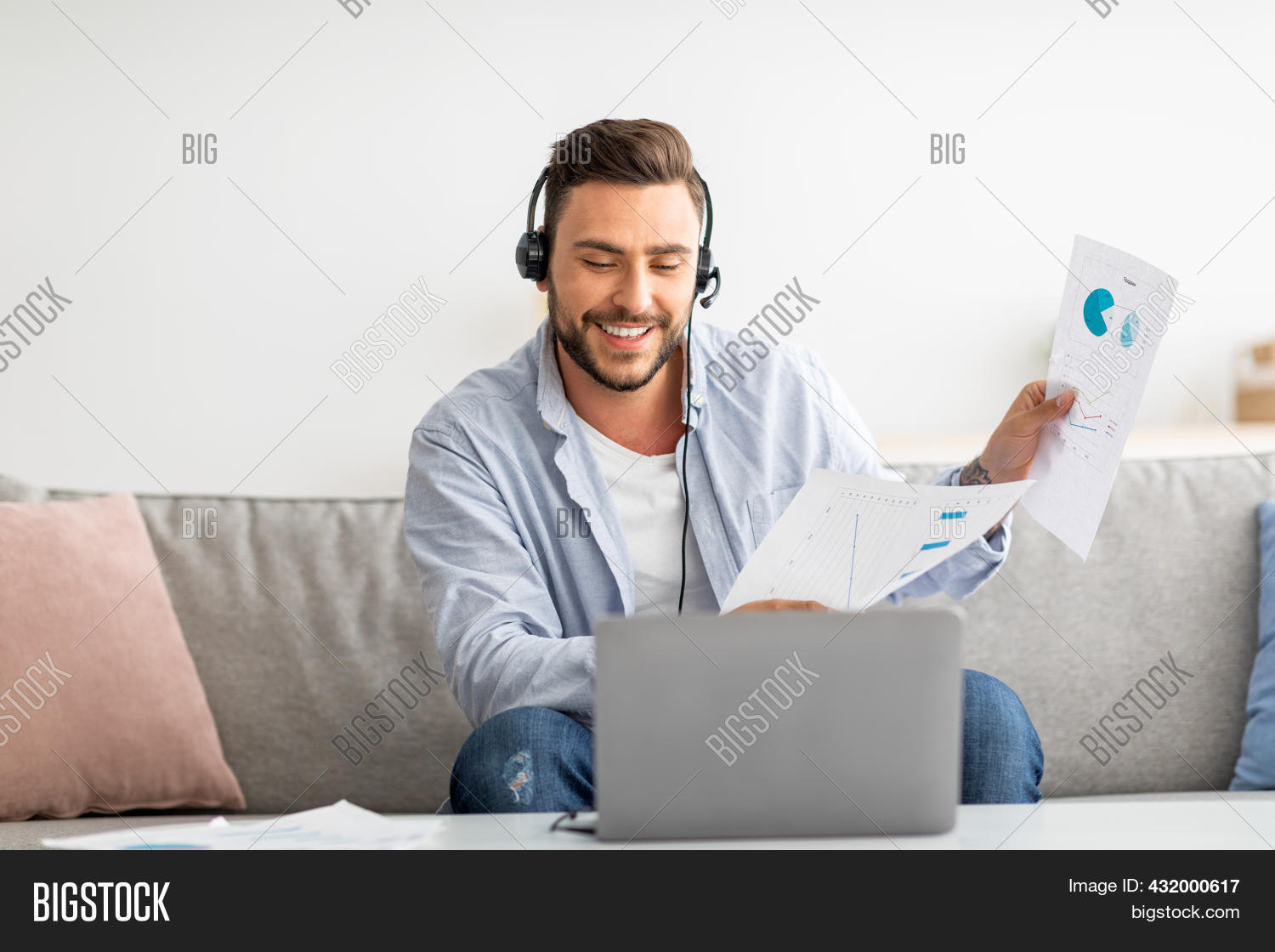 Virtual Meeting. Happy Image & Photo (Free Trial) | Bigstock