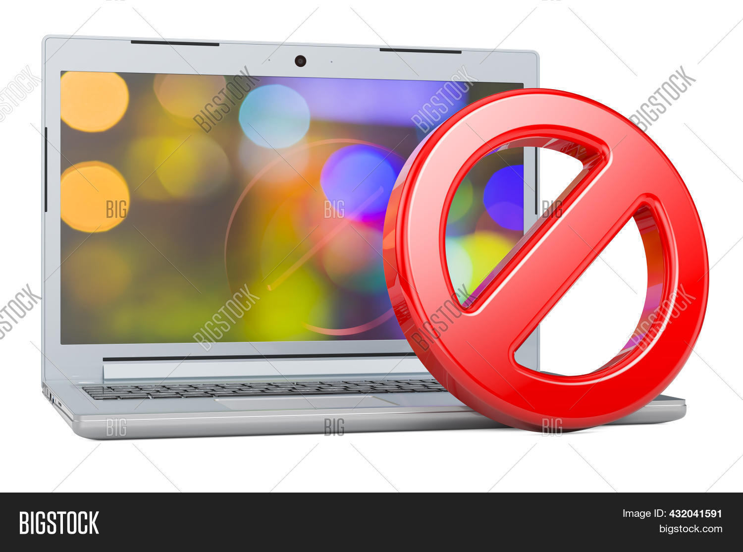 No Laptop Prohibition Image & Photo (Free Trial) | Bigstock