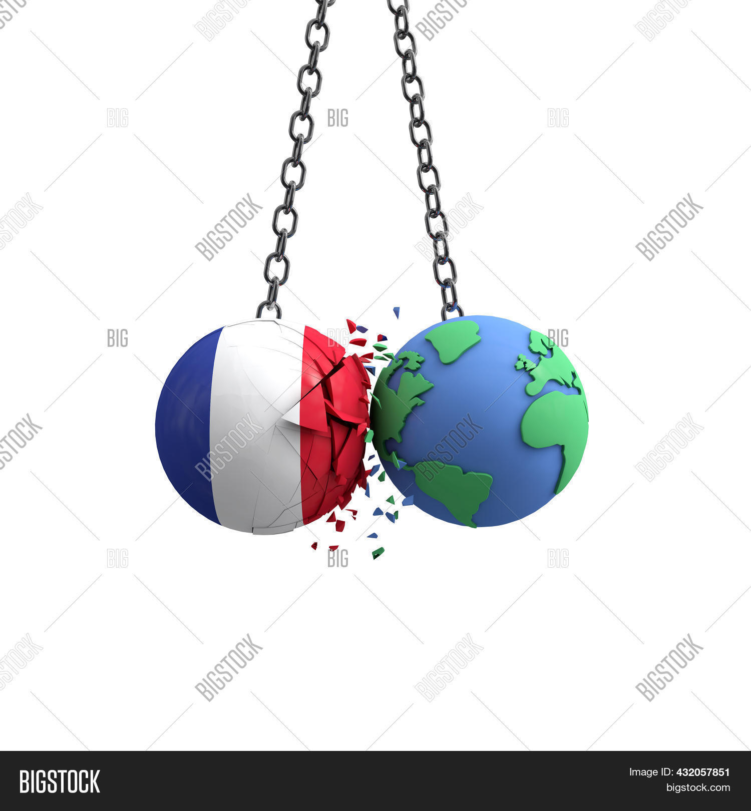 France Flag Ball Hits Image & Photo (Free Trial) | Bigstock