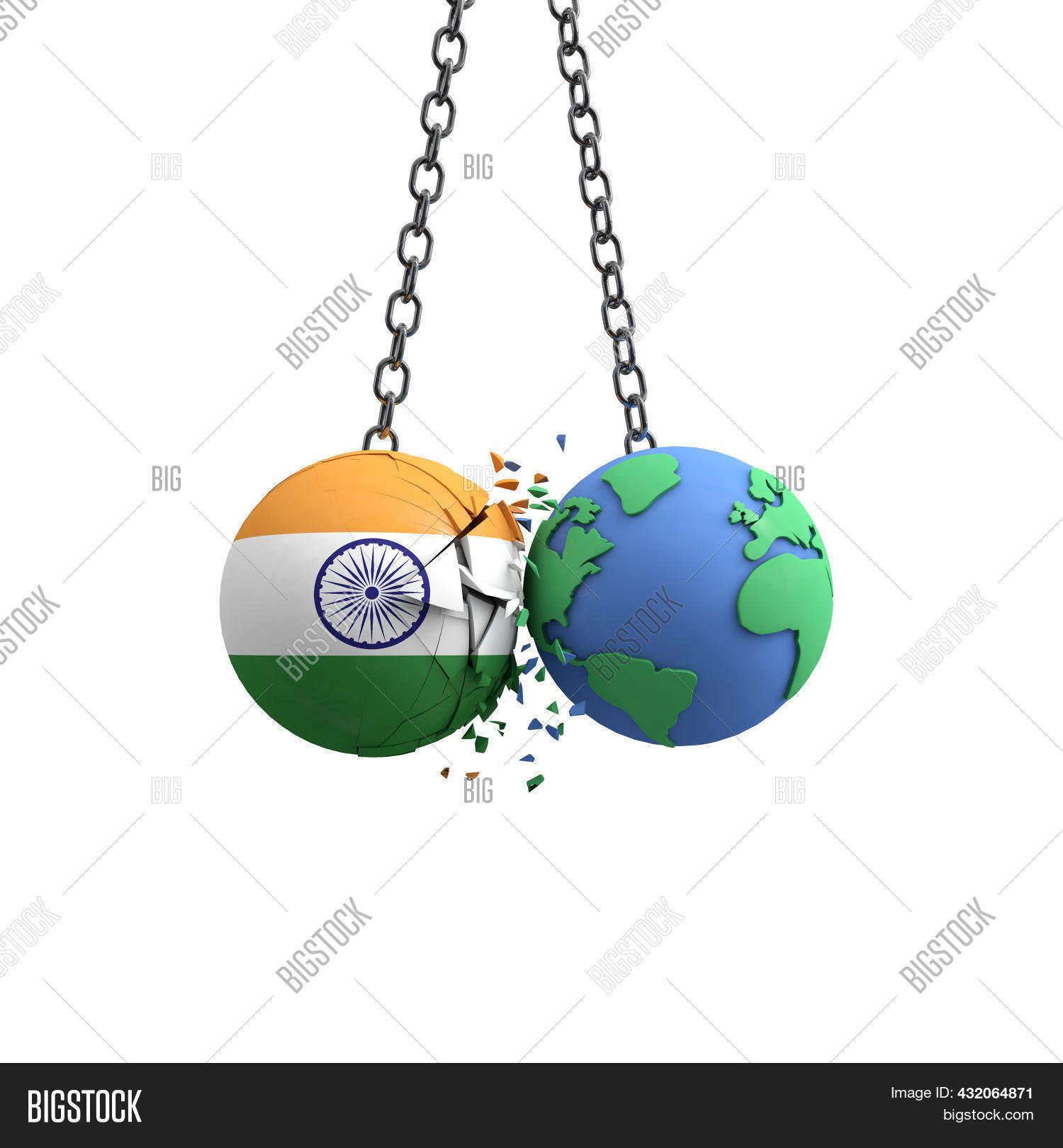 India Flag Ball Hits Image & Photo (Free Trial) | Bigstock