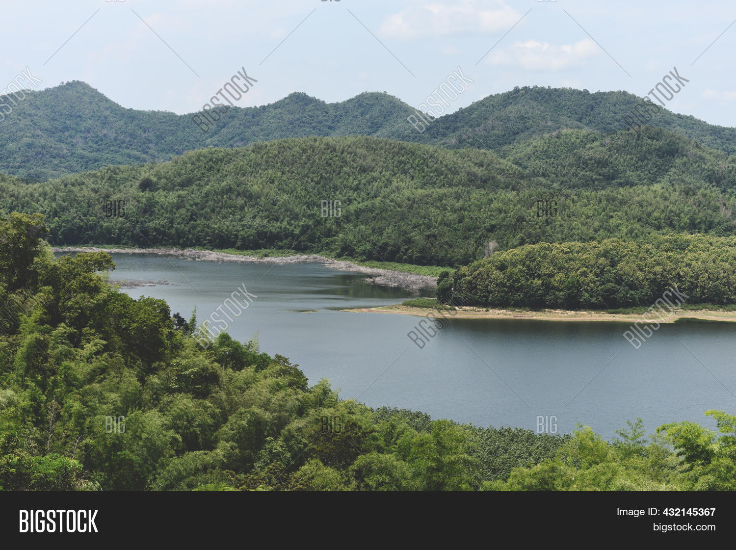 River Lagoon Pond Blue Image & Photo (Free Trial) | Bigstock