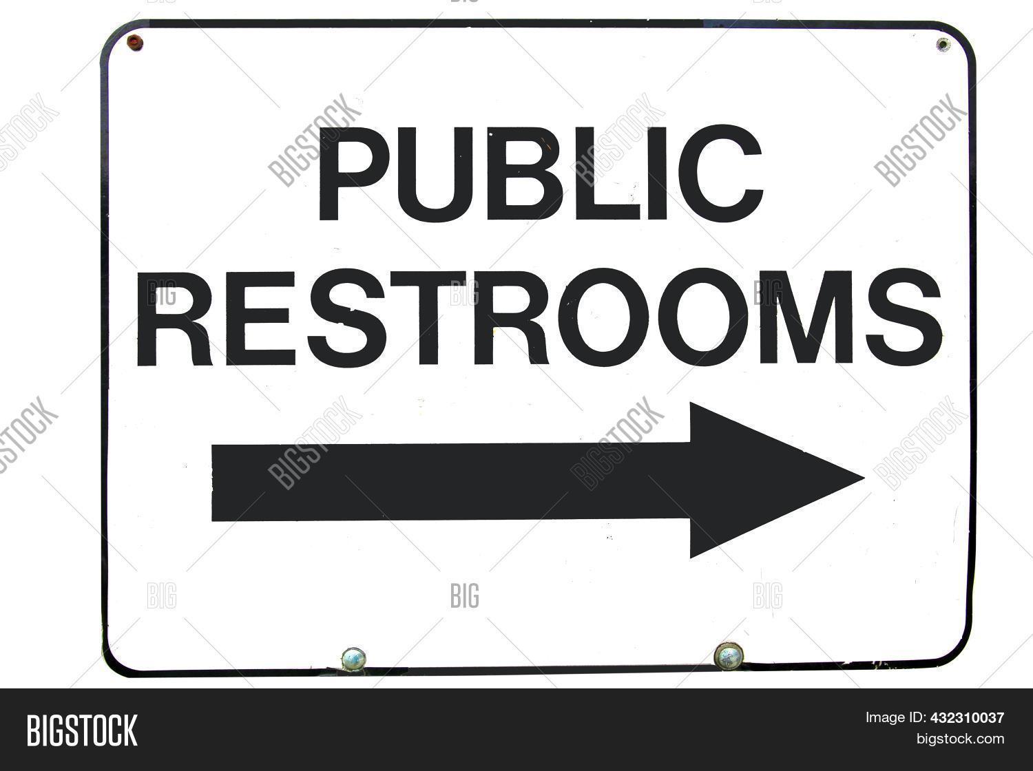 Sign. Public Restrooms Image & Photo (Free Trial) | Bigstock
