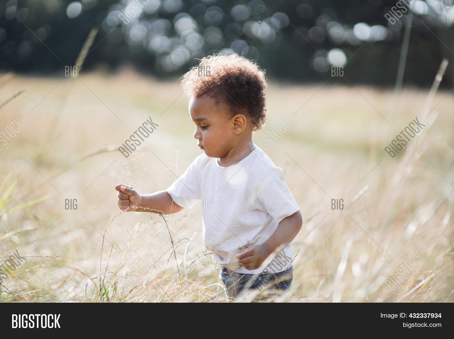 Side View Cute African Image & Photo (Free Trial) | Bigstock