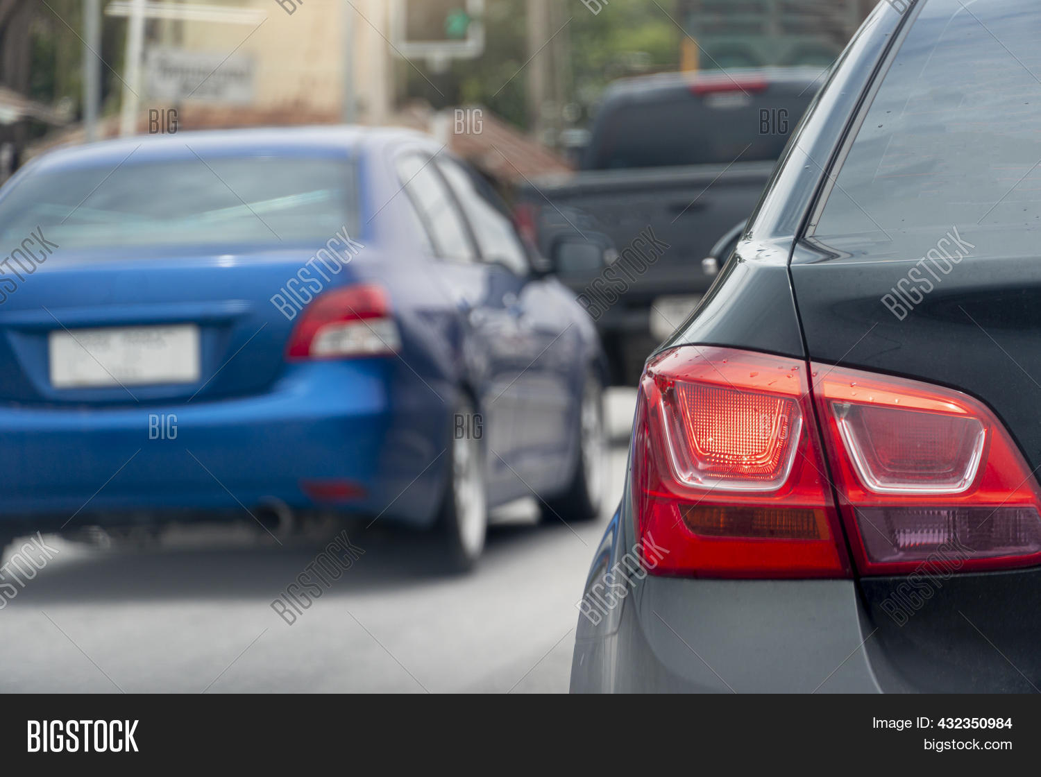 Rear Side Black Car Image & Photo (Free Trial) | Bigstock