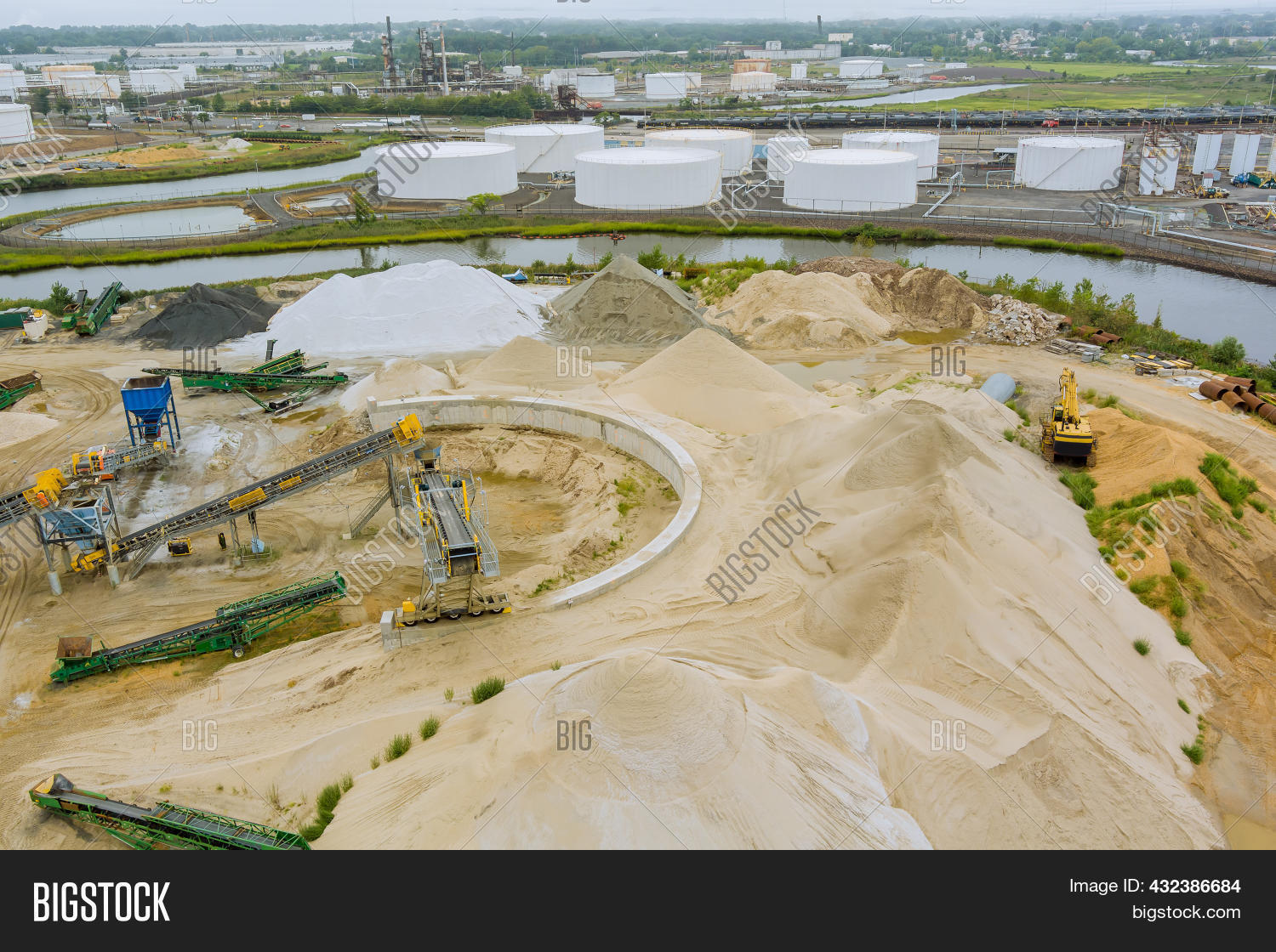 Aerial View Industrial Image & Photo (Free Trial) | Bigstock
