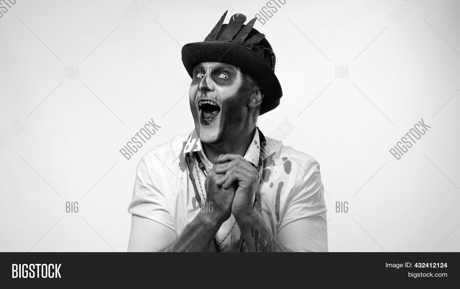 Frightening Man Image & Photo (Free Trial) | Bigstock