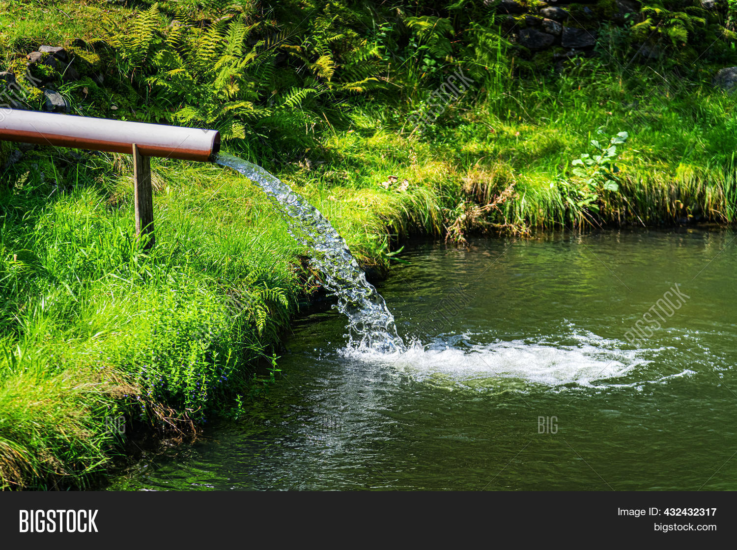 Water Flows Through Image & Photo (Free Trial) | Bigstock