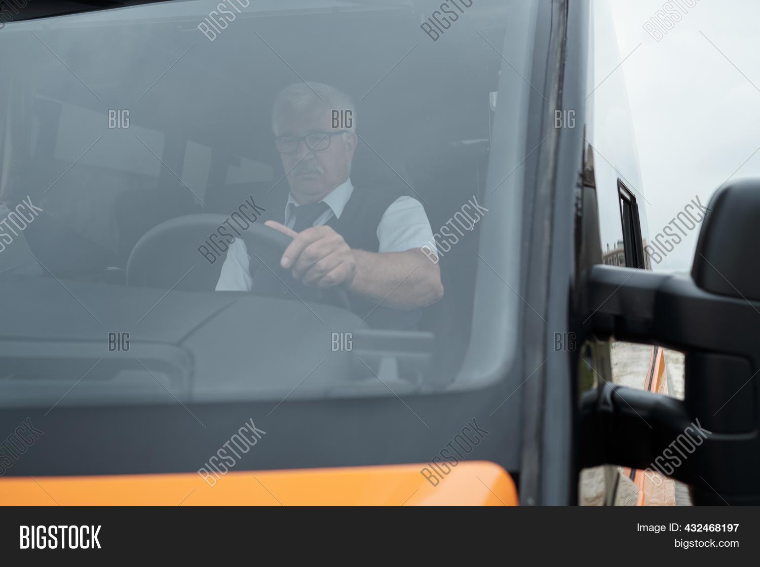 Behind Windshield View Image & Photo (Free Trial) | Bigstock