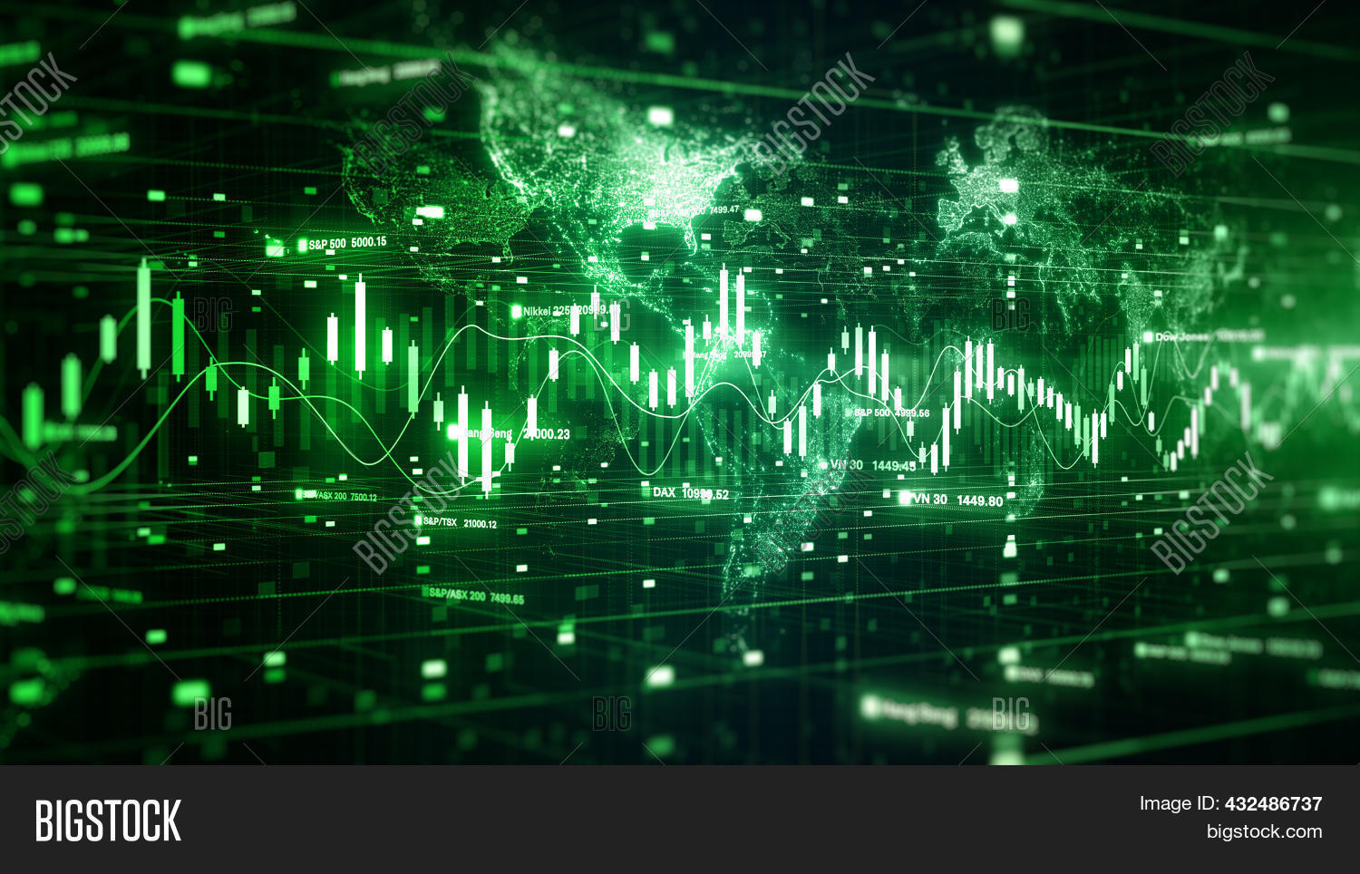 Digital Data Financial Image & Photo (Free Trial) | Bigstock