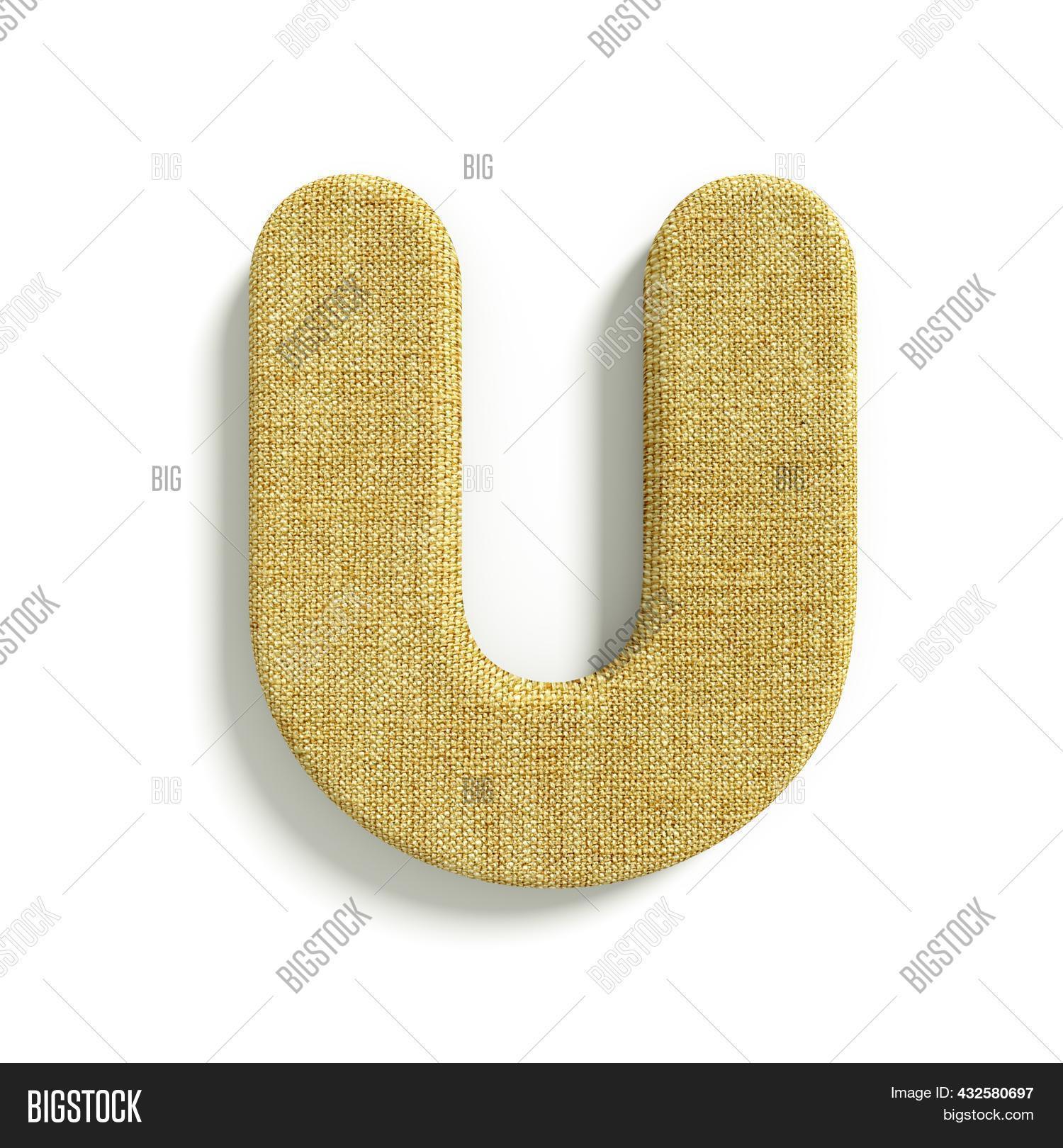 Hessian Letter U - Image & Photo (Free Trial) | Bigstock