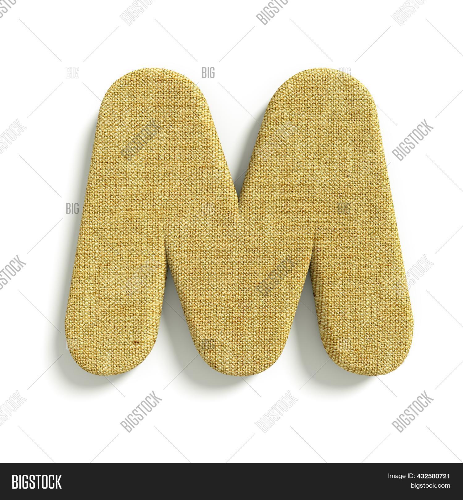 Hessian Letter M - Image & Photo (Free Trial) | Bigstock