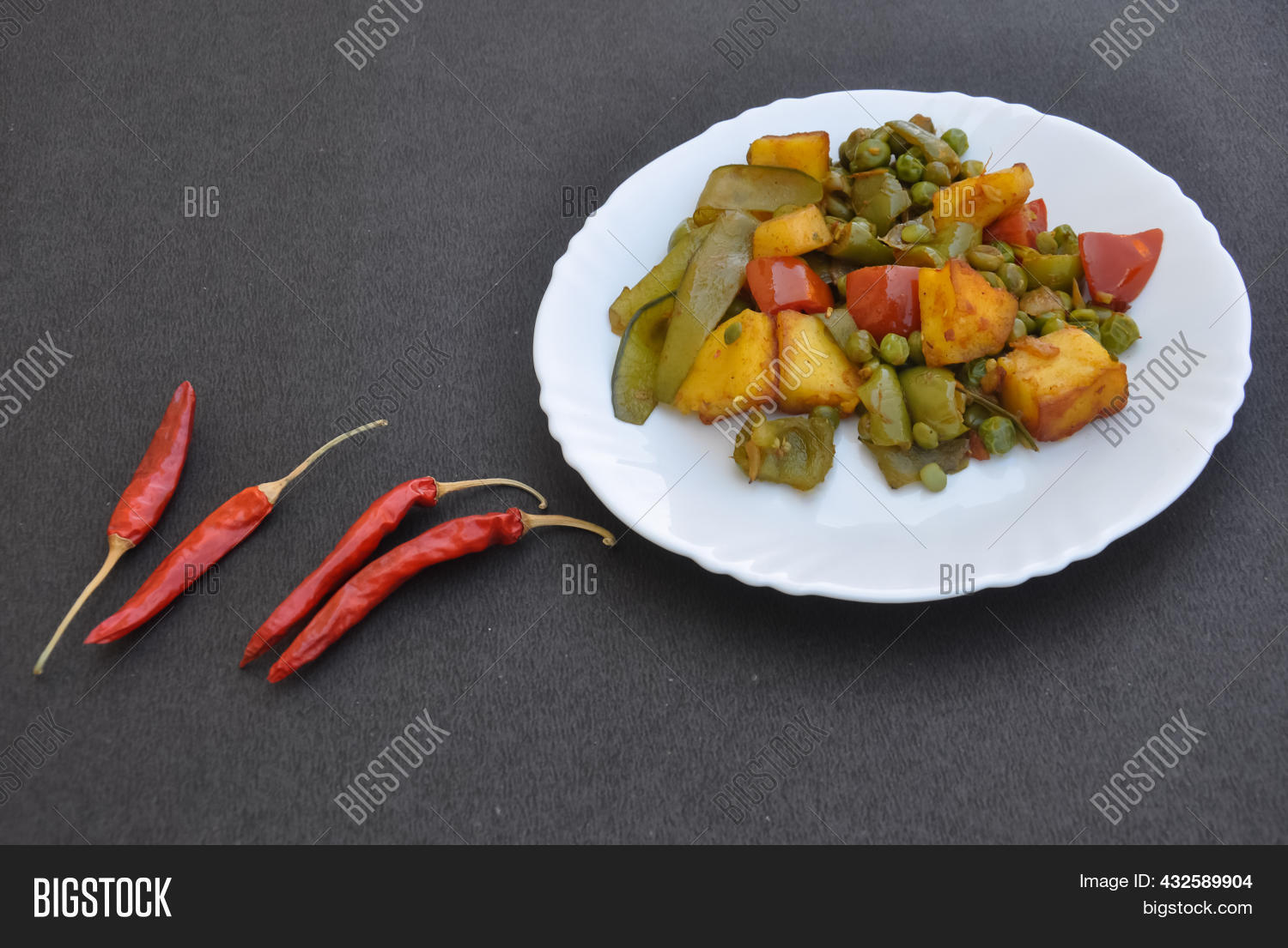 Indian Food - Flat Lay Image & Photo (Free Trial) | Bigstock