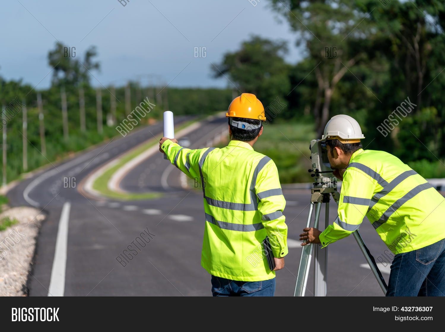 Teamwork Surveyor Image & Photo (Free Trial) | Bigstock