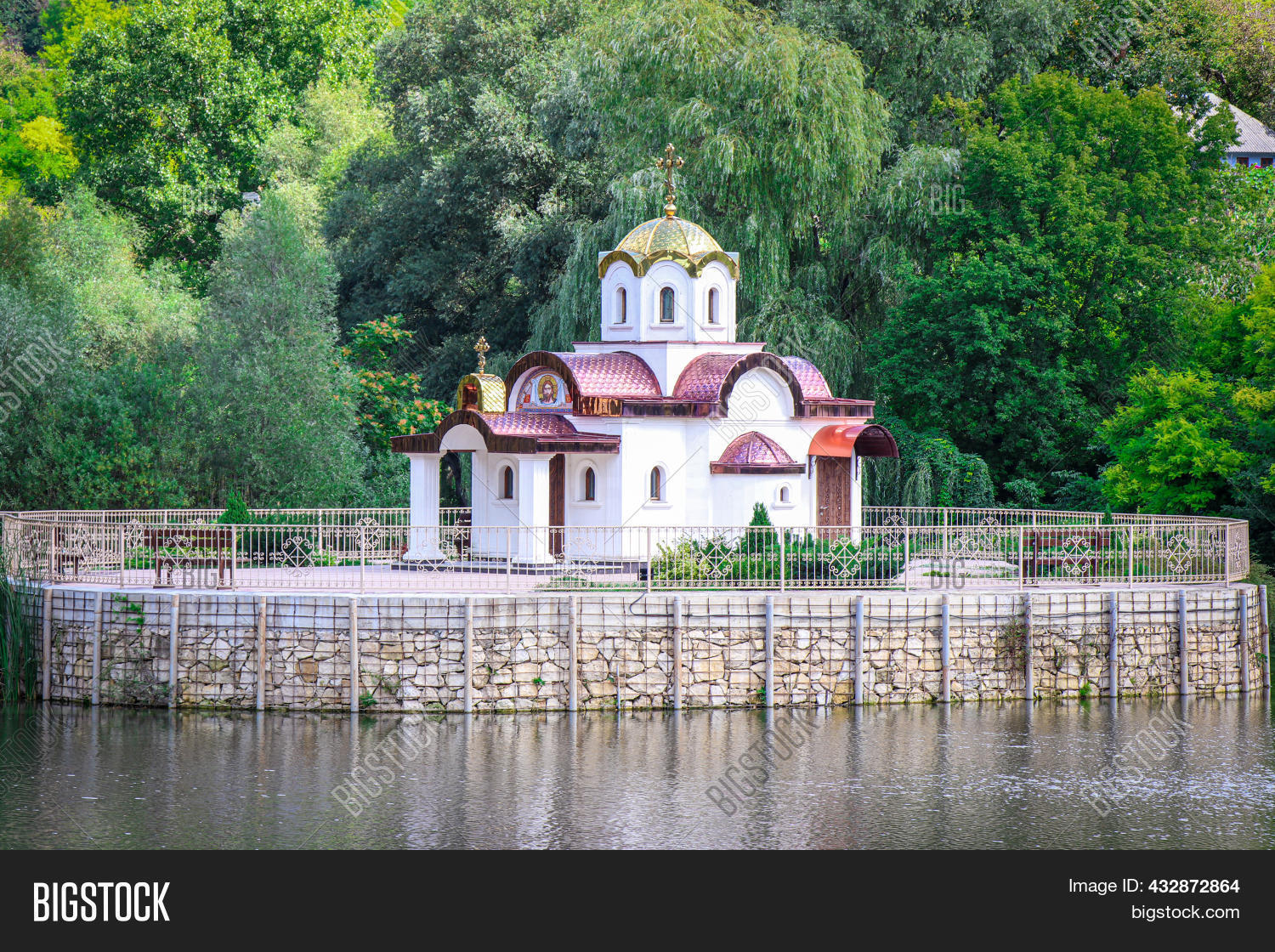 Church On Water Small Image & Photo (Free Trial) | Bigstock