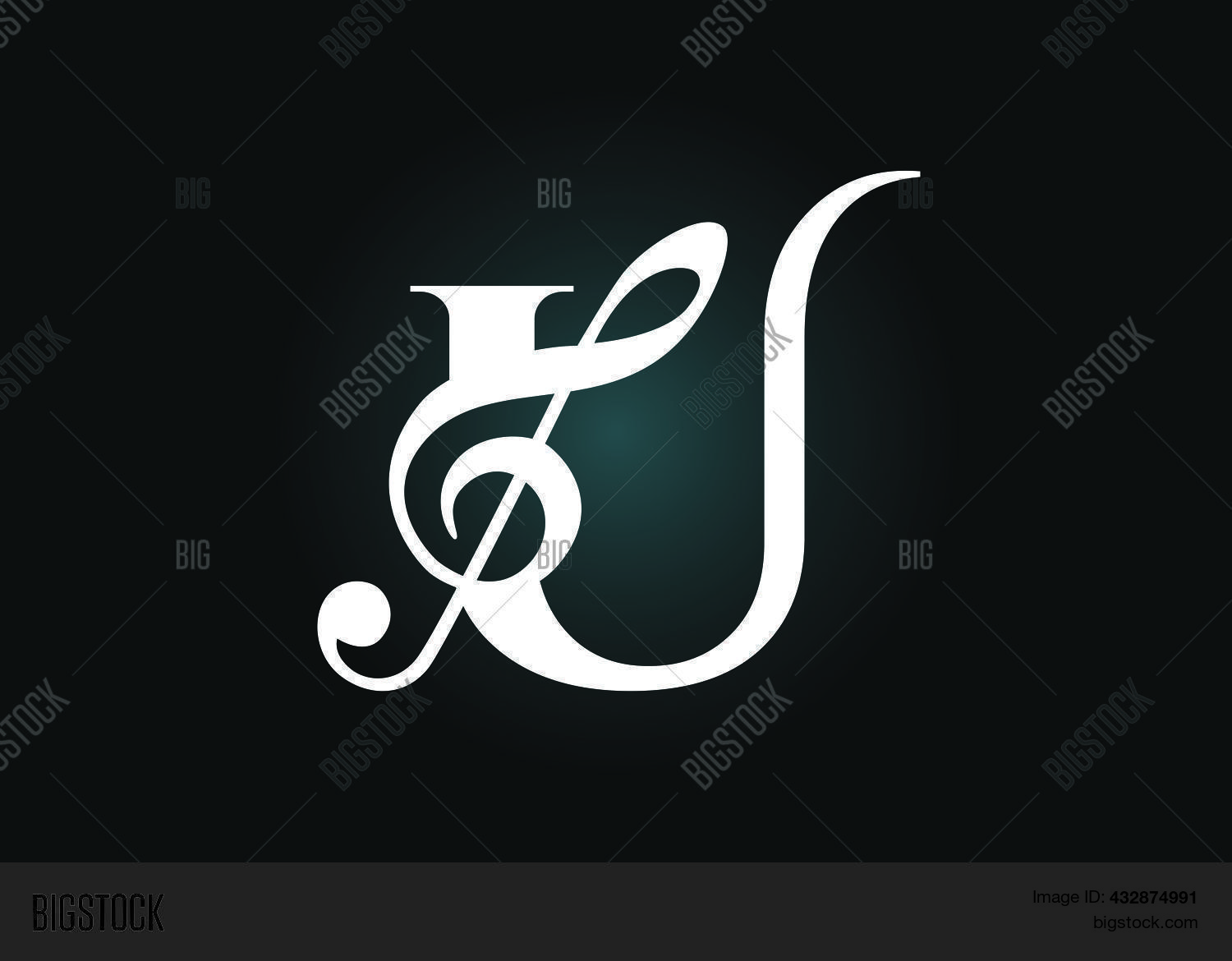 Initial U Monogram Vector & Photo (Free Trial) | Bigstock