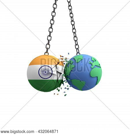 India Flag Ball Hits Image & Photo (Free Trial) | Bigstock