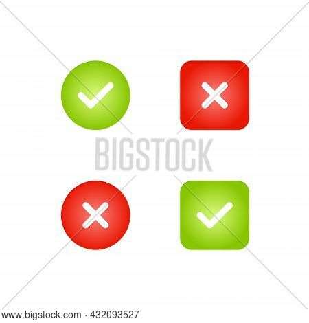 Right Wrong Symbols. Vector & Photo (Free Trial) | Bigstock