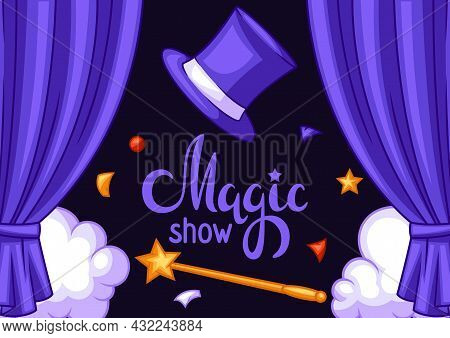 Magician Background Vector & Photo (Free Trial) | Bigstock