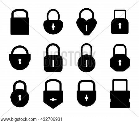 Lock Silhouette. Vector & Photo (Free Trial) | Bigstock