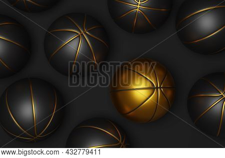 Many Black Basketballs Image & Photo (Free Trial) | Bigstock