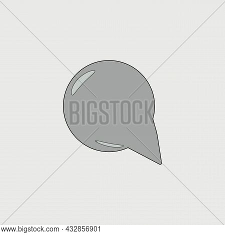 Gray Speech Bubble Vector & Photo (Free Trial) | Bigstock