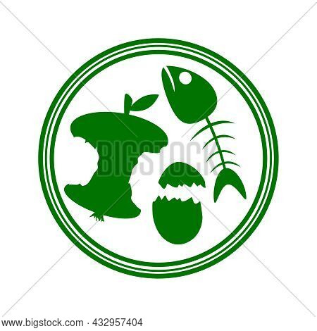 Organic Waste Sign Vector & Photo (Free Trial) | Bigstock
