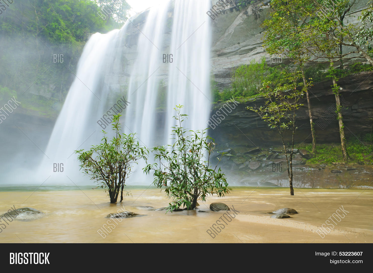 Waterfall Jungle Image & Photo (Free Trial) | Bigstock