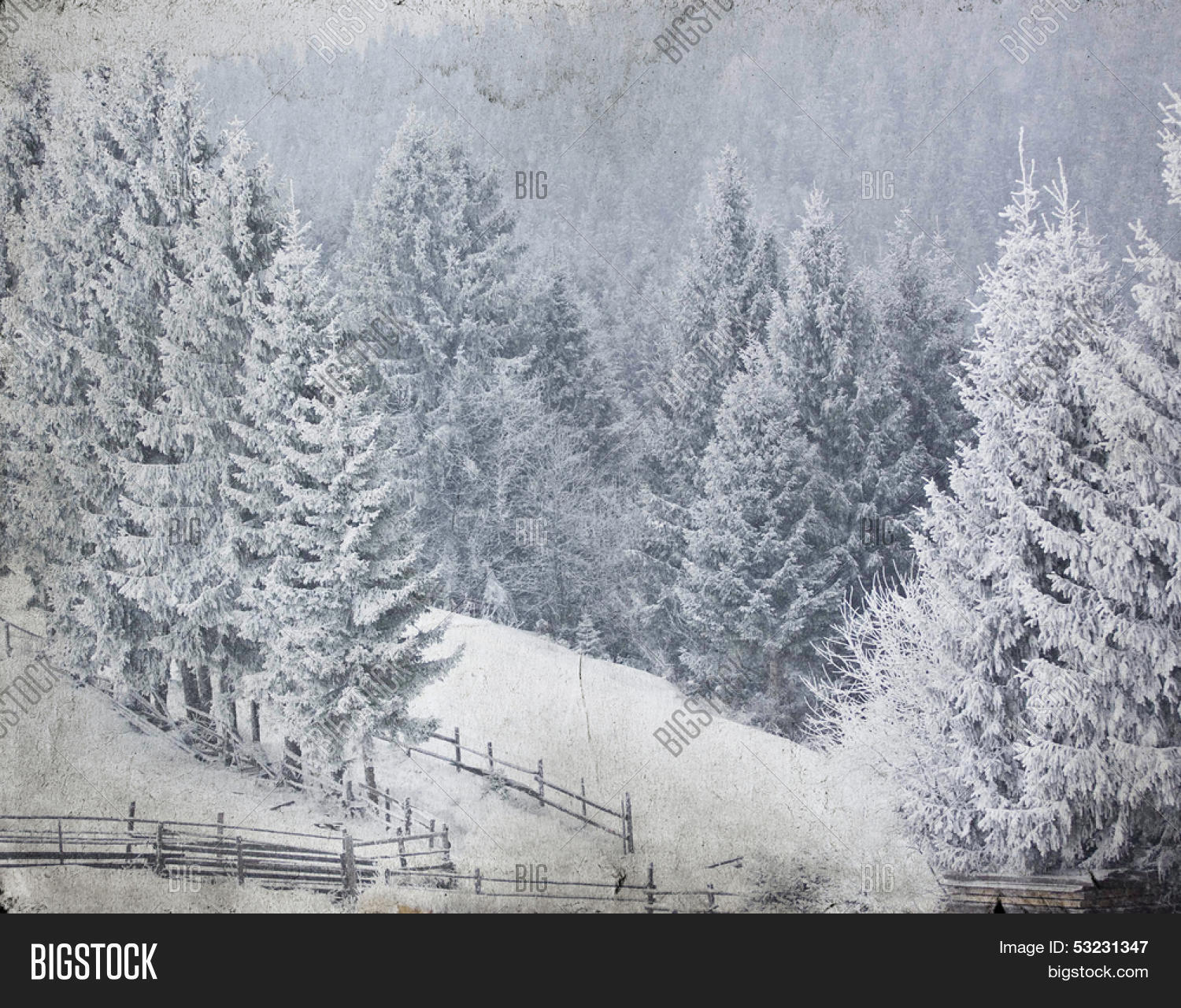 Vintage Photo Winter Image & Photo (Free Trial) | Bigstock