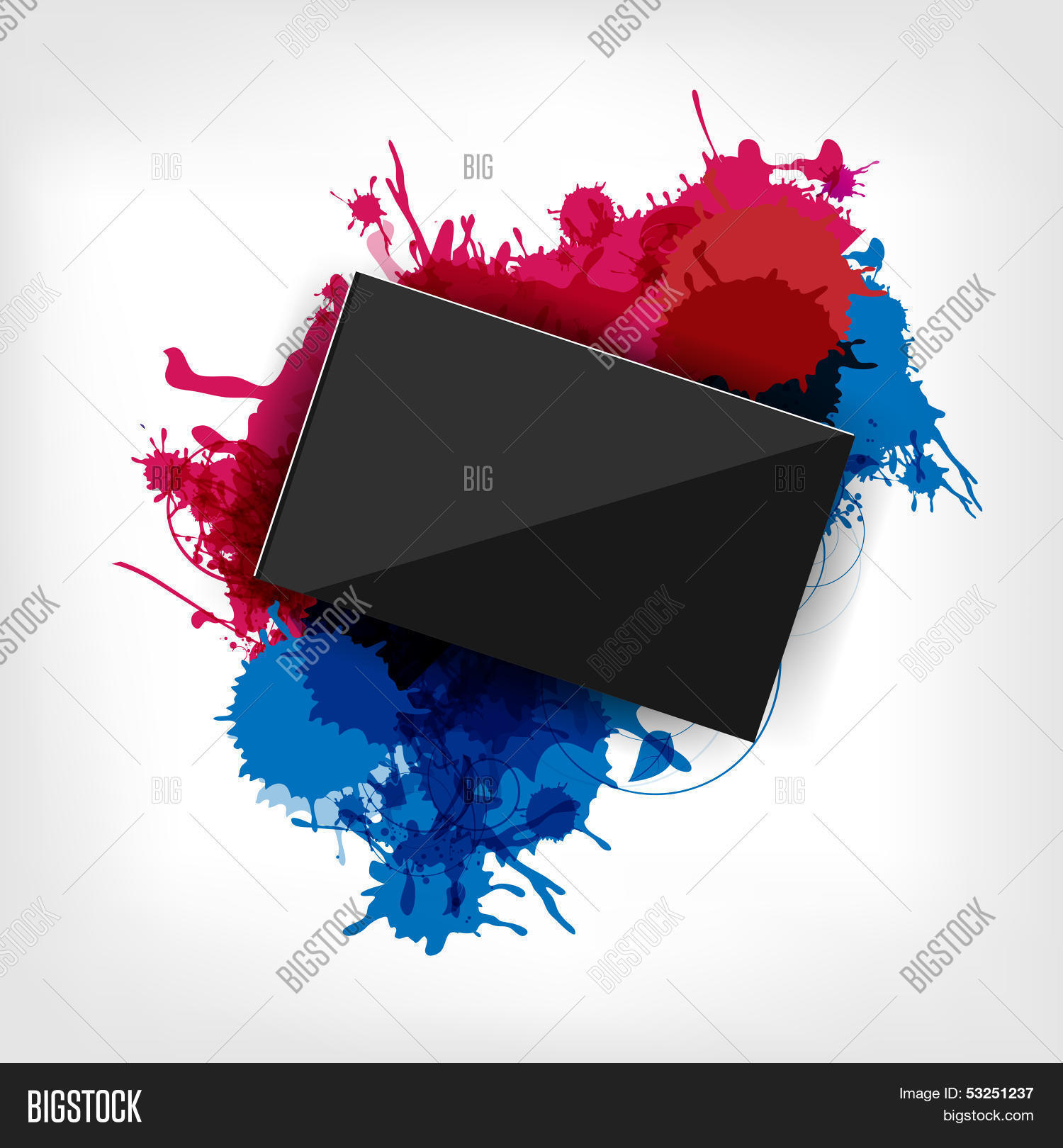 Banner Splash On Vector & Photo (Free Trial) | Bigstock
