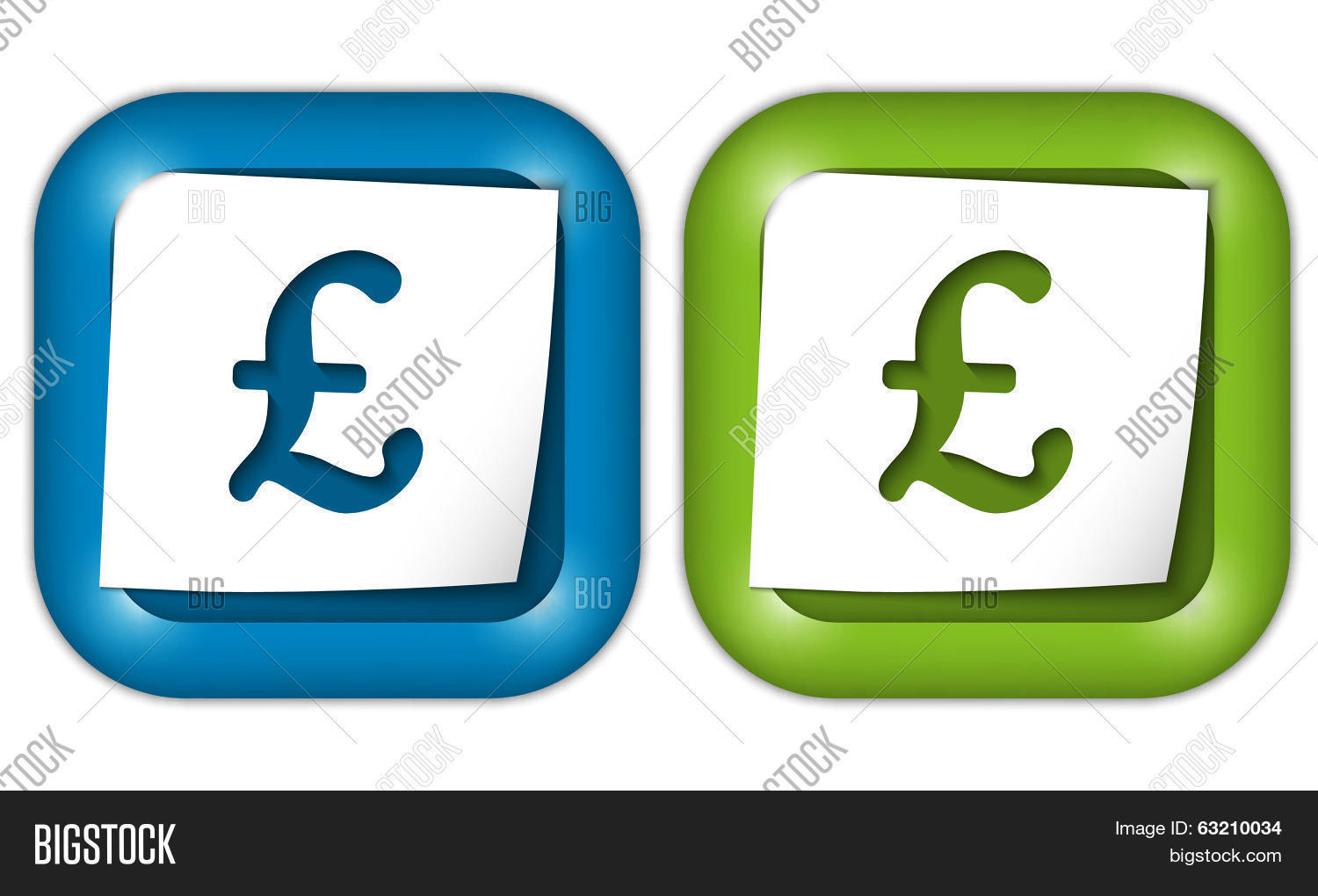 Set Two Icons Paper Vector & Photo (Free Trial) | Bigstock