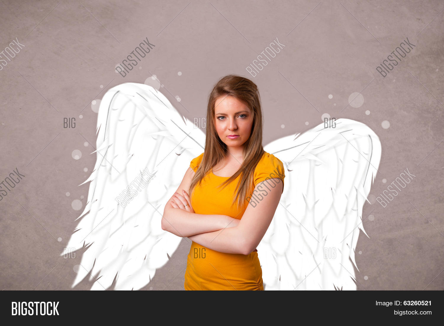 Cute Person Angel Image & Photo (Free Trial) | Bigstock