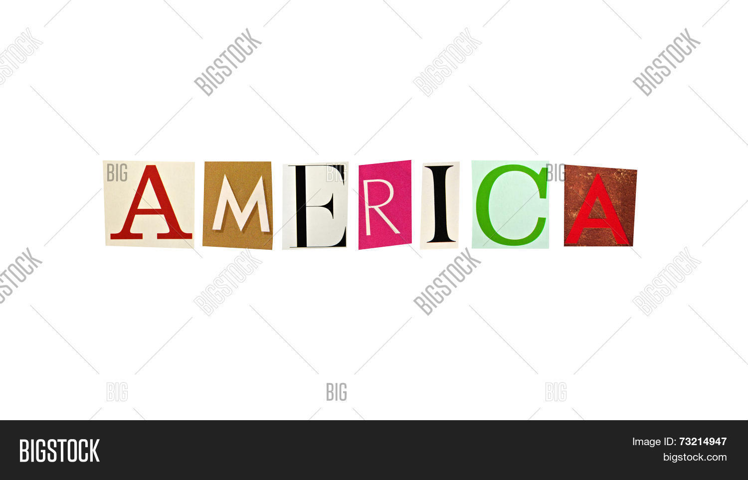 America Word Formed Image & Photo (Free Trial) | Bigstock