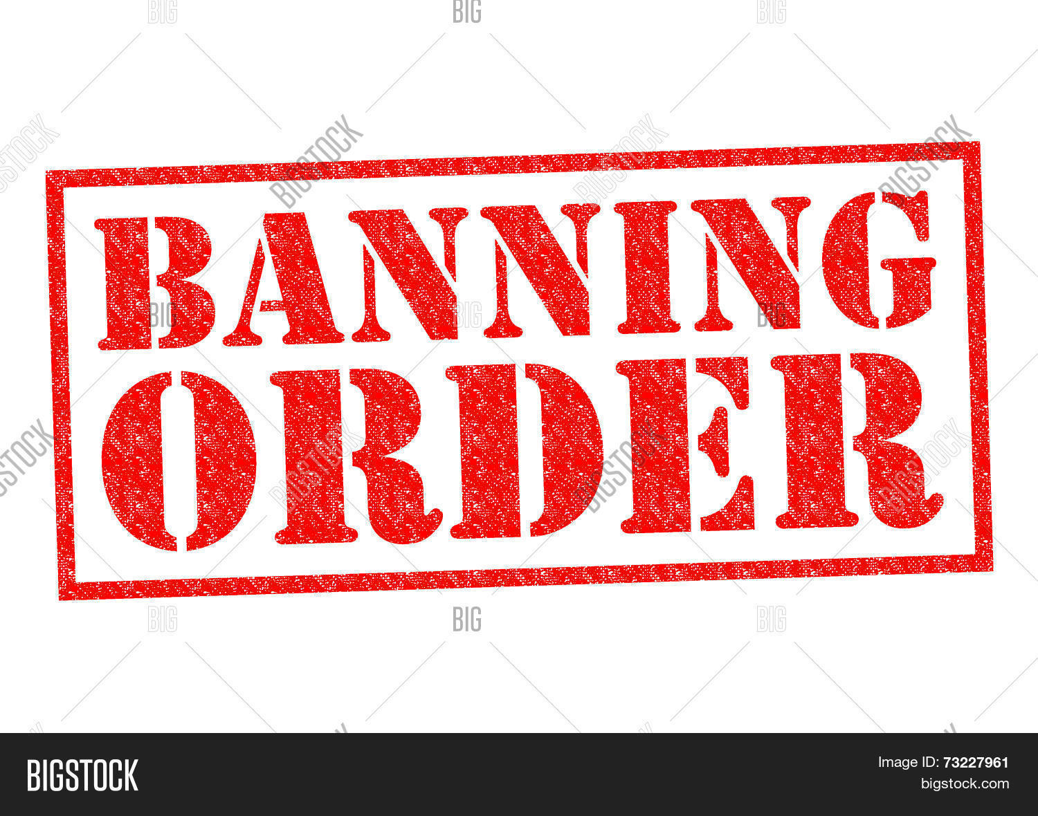 Banning Order Image & Photo (Free Trial) | Bigstock