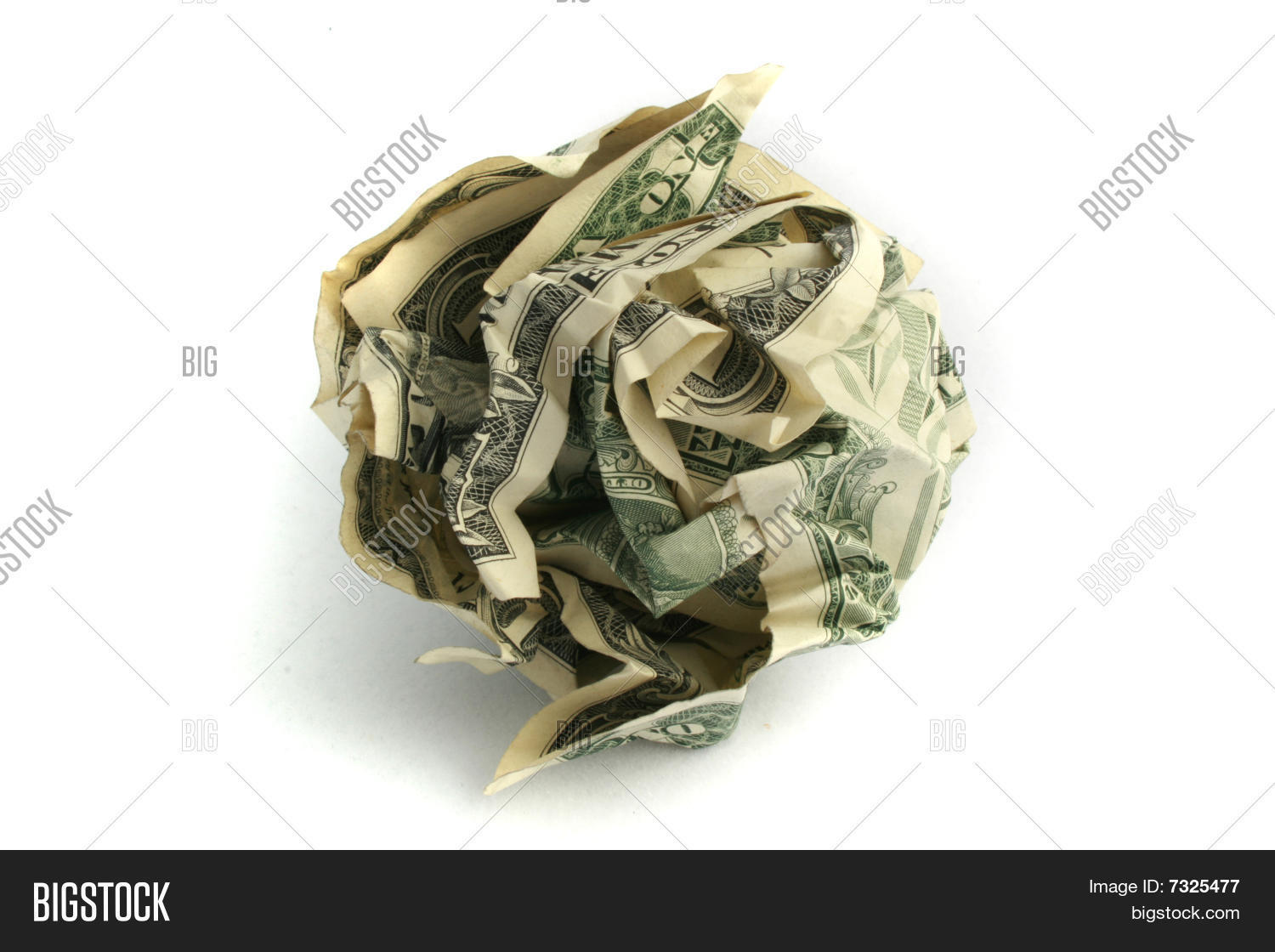 Crumpled Dollar Bills Image & Photo (Free Trial) | Bigstock