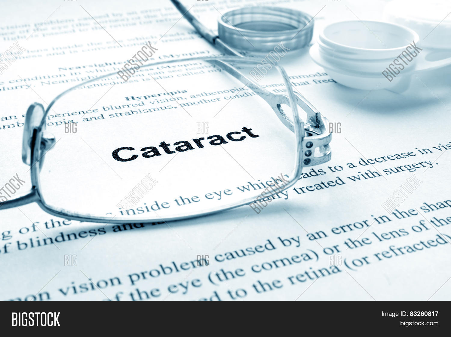 Paper Word Cataract Image & Photo (Free Trial) | Bigstock