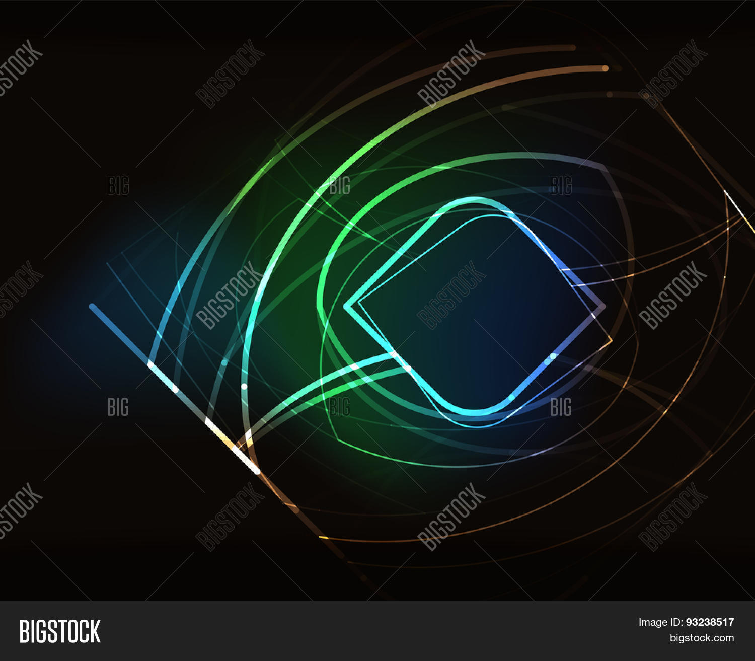 Glowing Elements Vector & Photo (Free Trial) | Bigstock