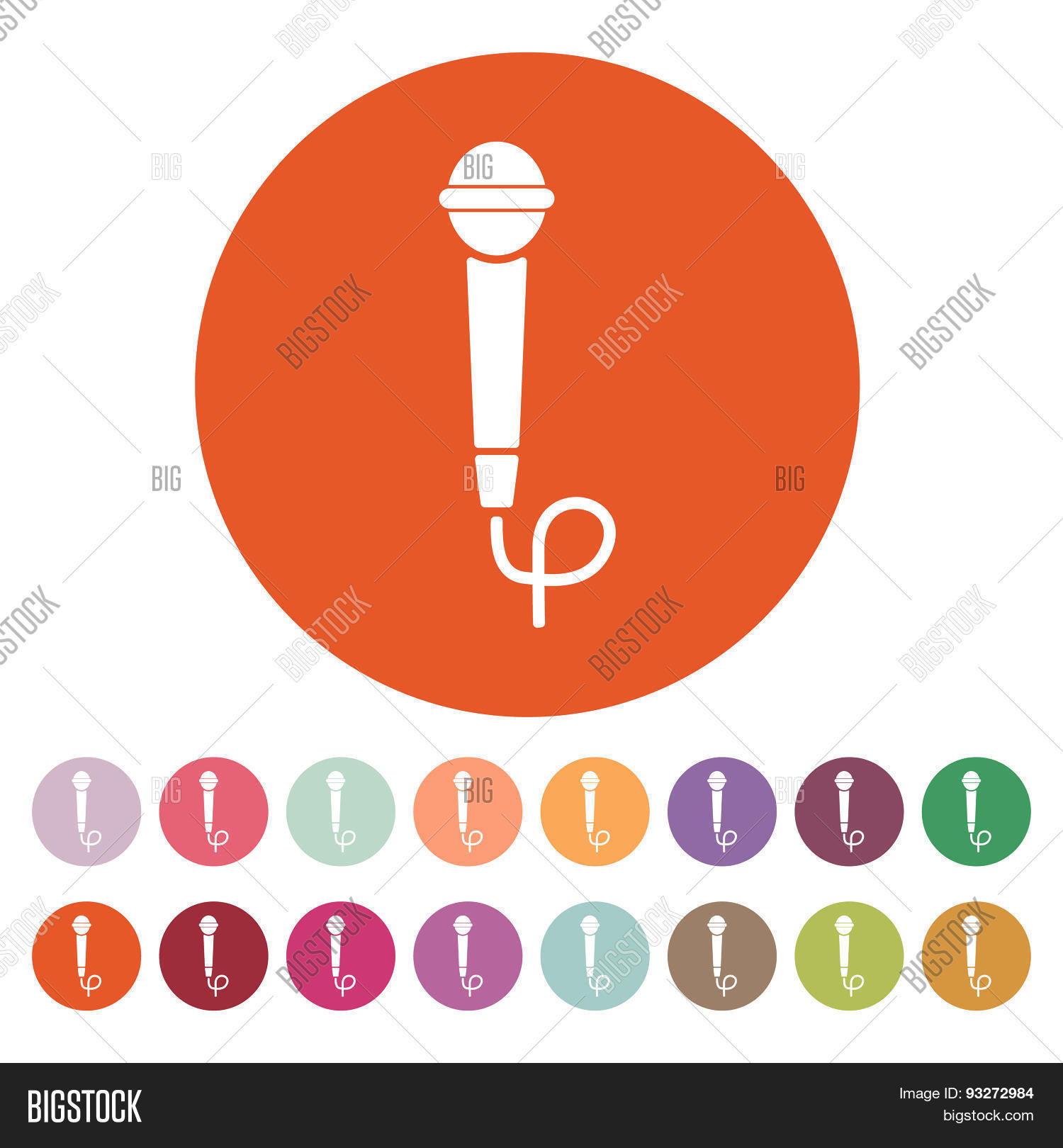 Microphone Icon. Vector & Photo (Free Trial) | Bigstock