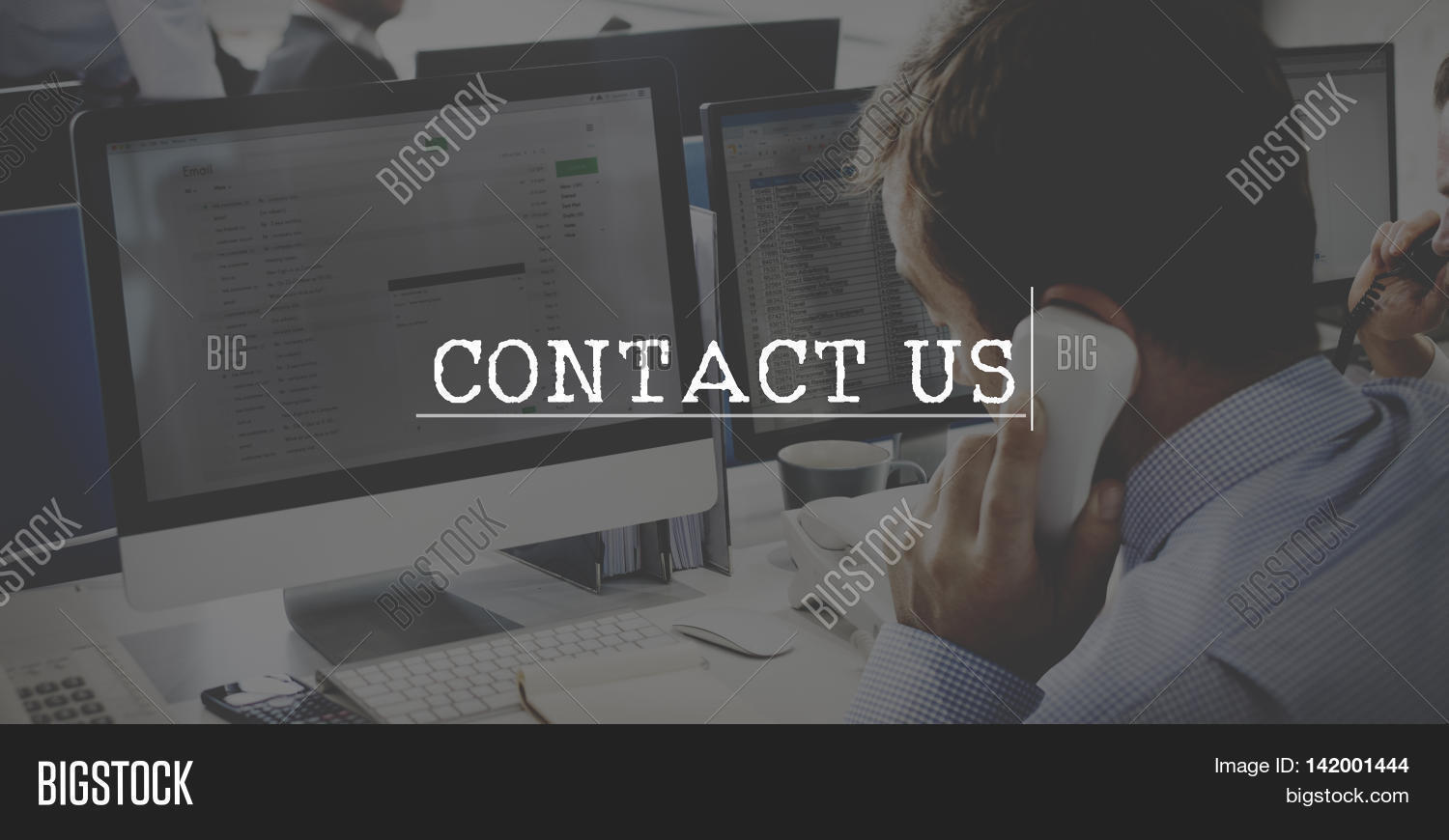 Contact Us Customer Image & Photo (Free Trial) | Bigstock