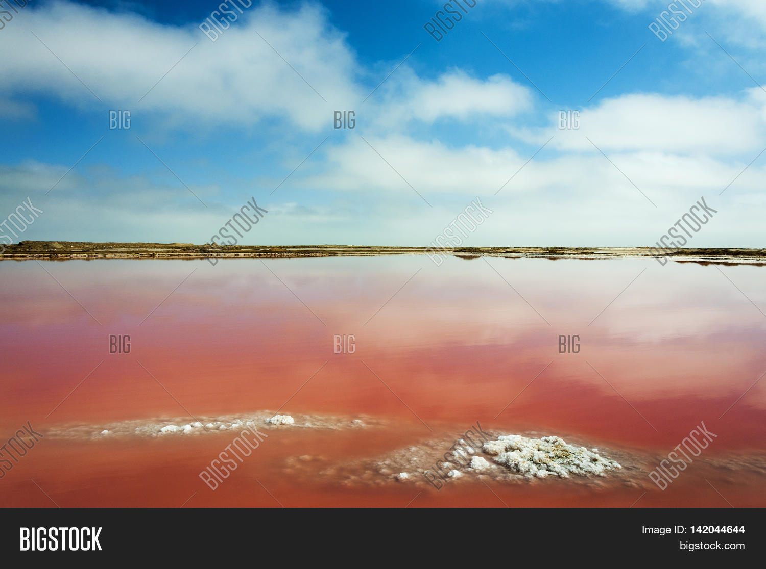 Red Salt Lake Near Image & Photo (Free Trial) | Bigstock
