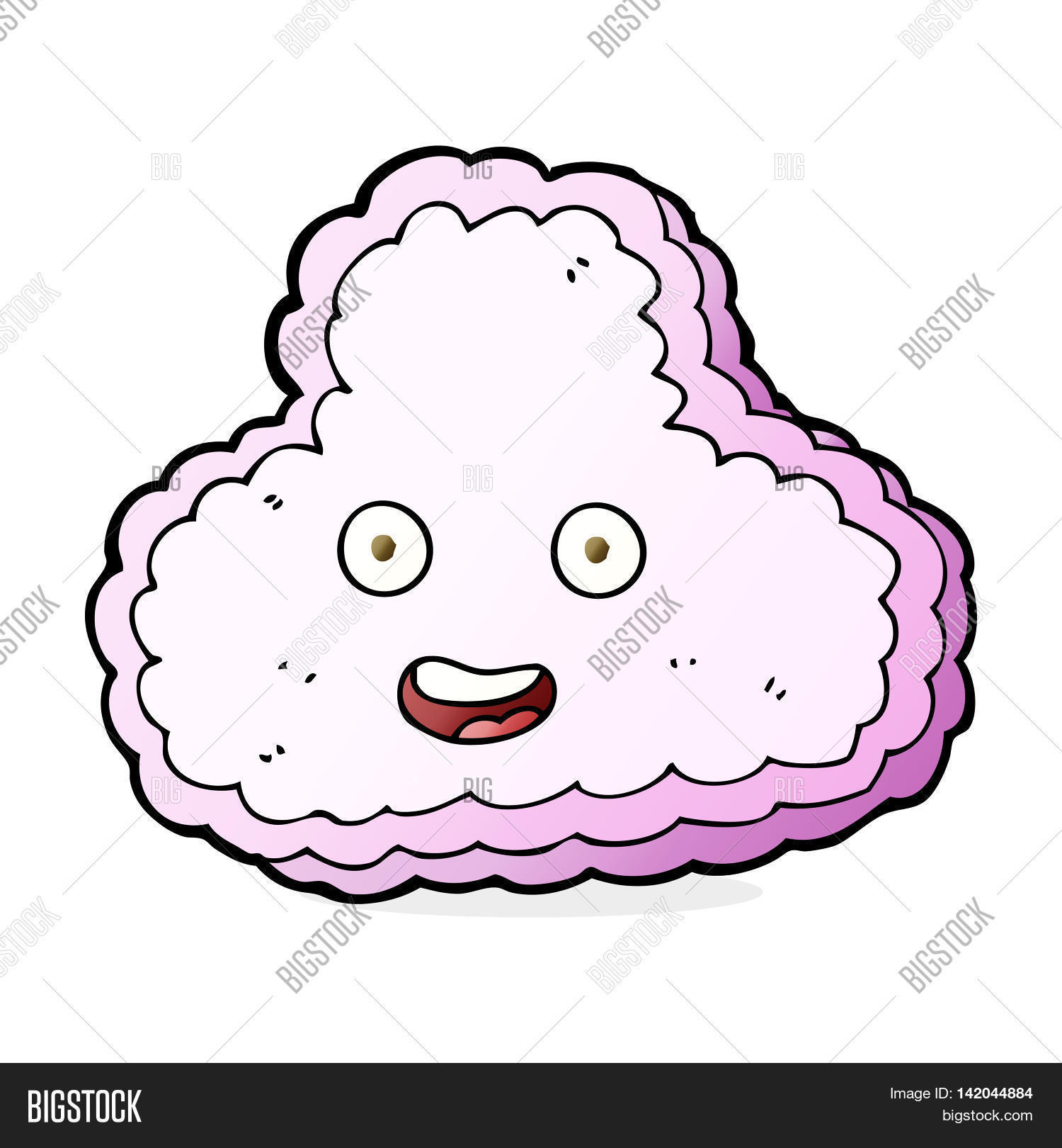 Cartoon Pink Cloud Image & Photo (Free Trial) | Bigstock