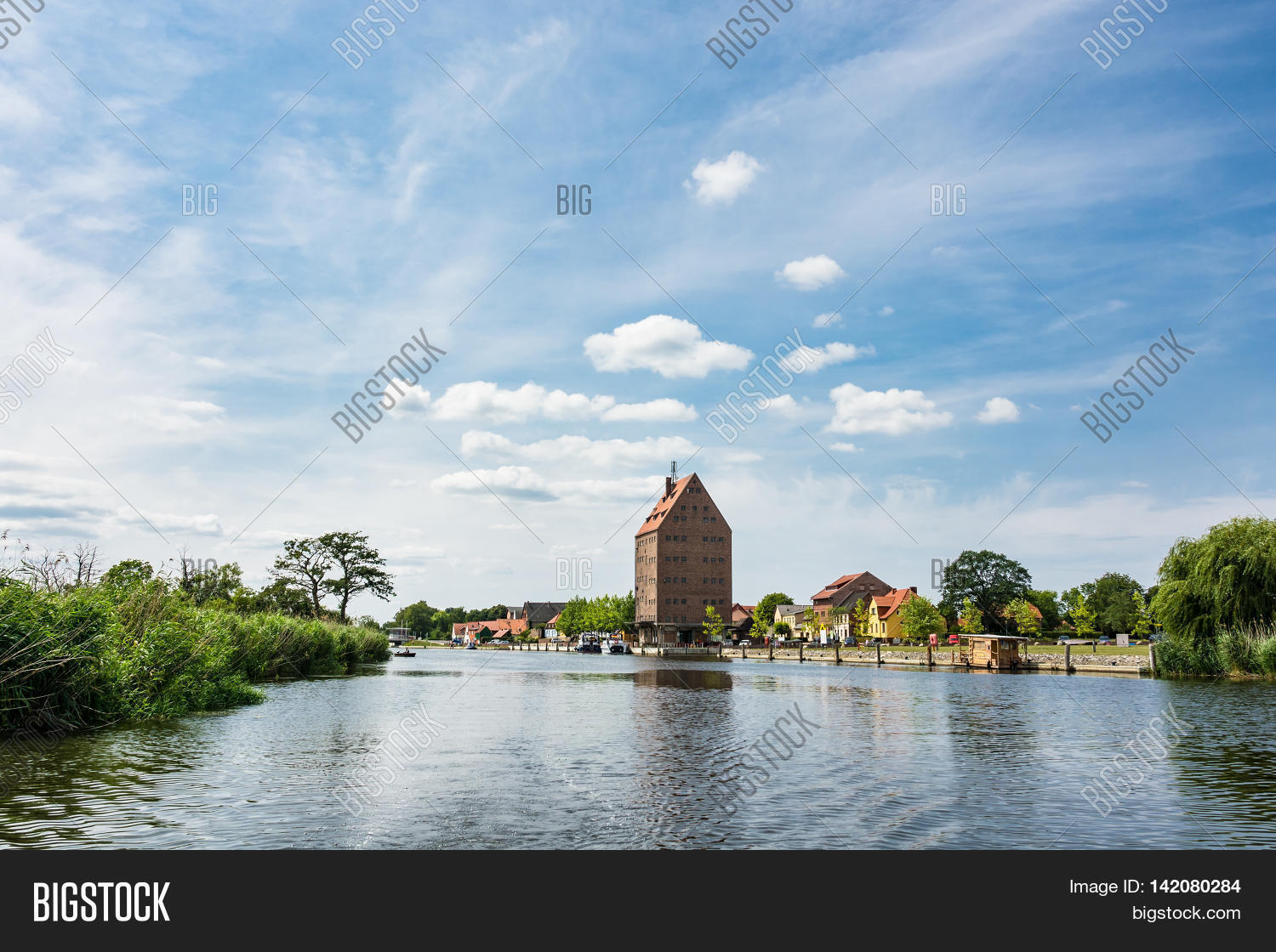 View Over River Peene Image & Photo (Free Trial) | Bigstock