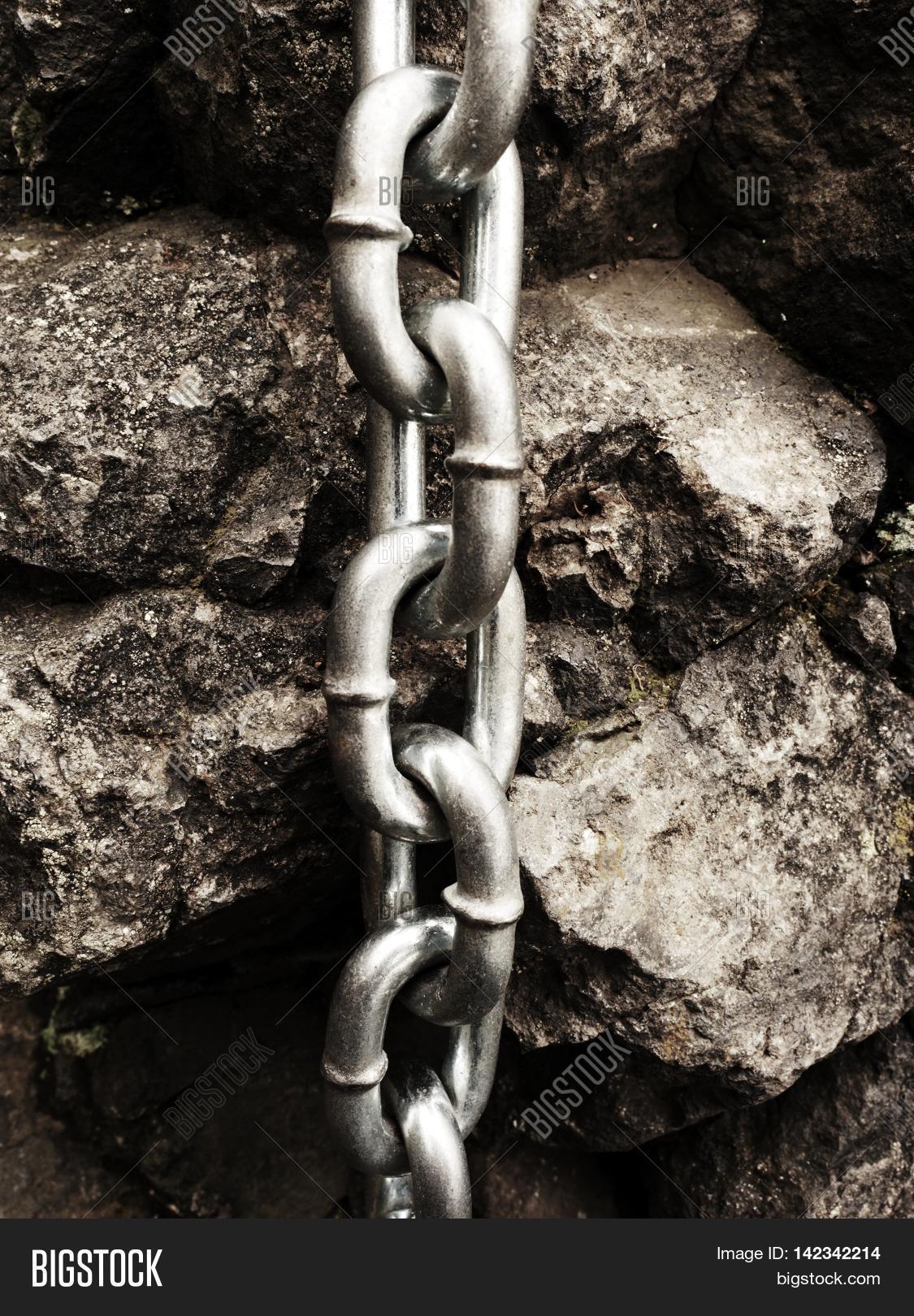 End Knot Steel Chain. Image & Photo (Free Trial) | Bigstock