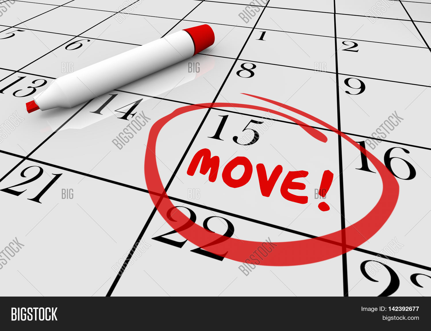 Move Date Day Moving Image & Photo (Free Trial) | Bigstock