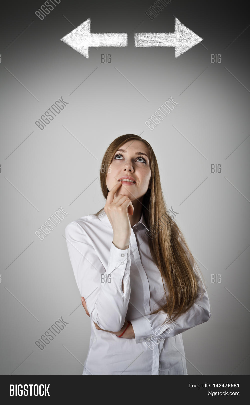 Woman White Has Decide Image & Photo (Free Trial) | Bigstock