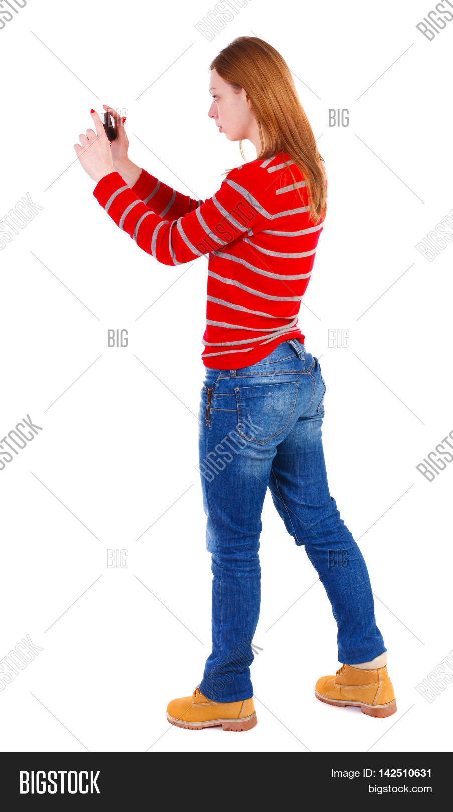 Back View Standing Image & Photo (Free Trial) | Bigstock