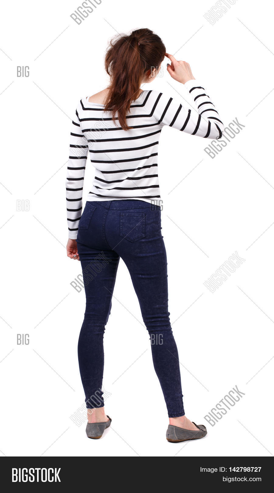Back View Standing Image & Photo (Free Trial) | Bigstock