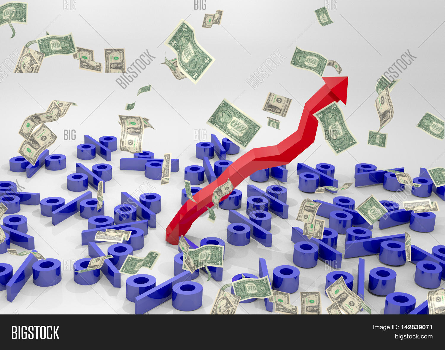 Dollar Notes Falling Image & Photo (Free Trial) | Bigstock