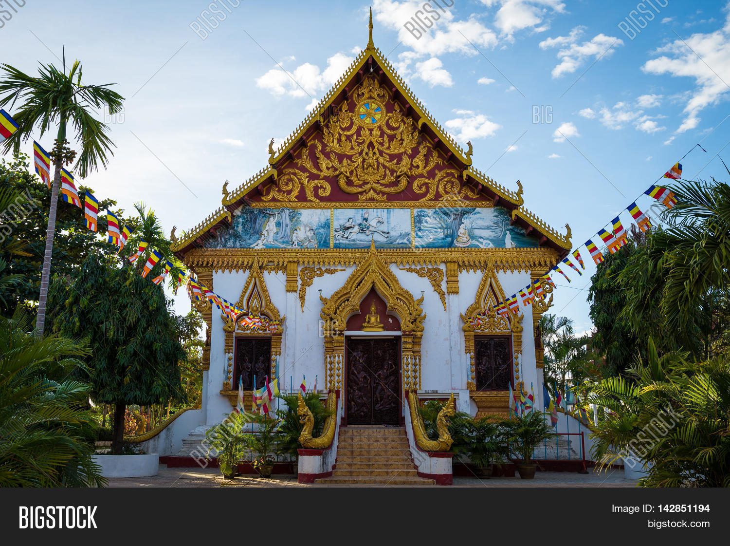 Wat Luang Pakse ( Image & Photo (Free Trial) | Bigstock